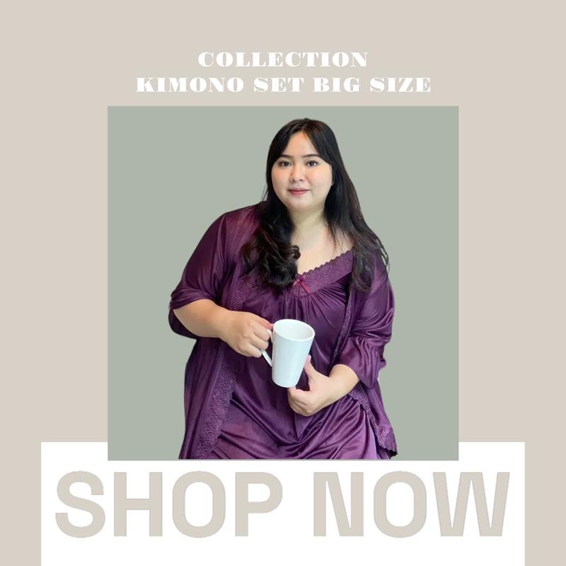 KIMONO SET BIG SIZE - Shop | Tokopedia