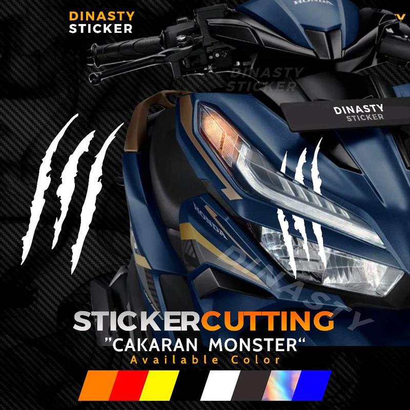 STICKER STIKER CUTTING CAKARAN MONSTER KECIL SCRATCH WOLFERINE - Shop ...