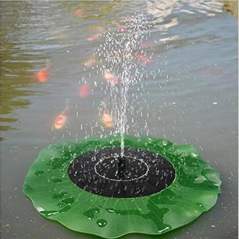 Fitment Floating Solar Fountain ABS Lotus Leaf Solar Floatin - TikTok ...