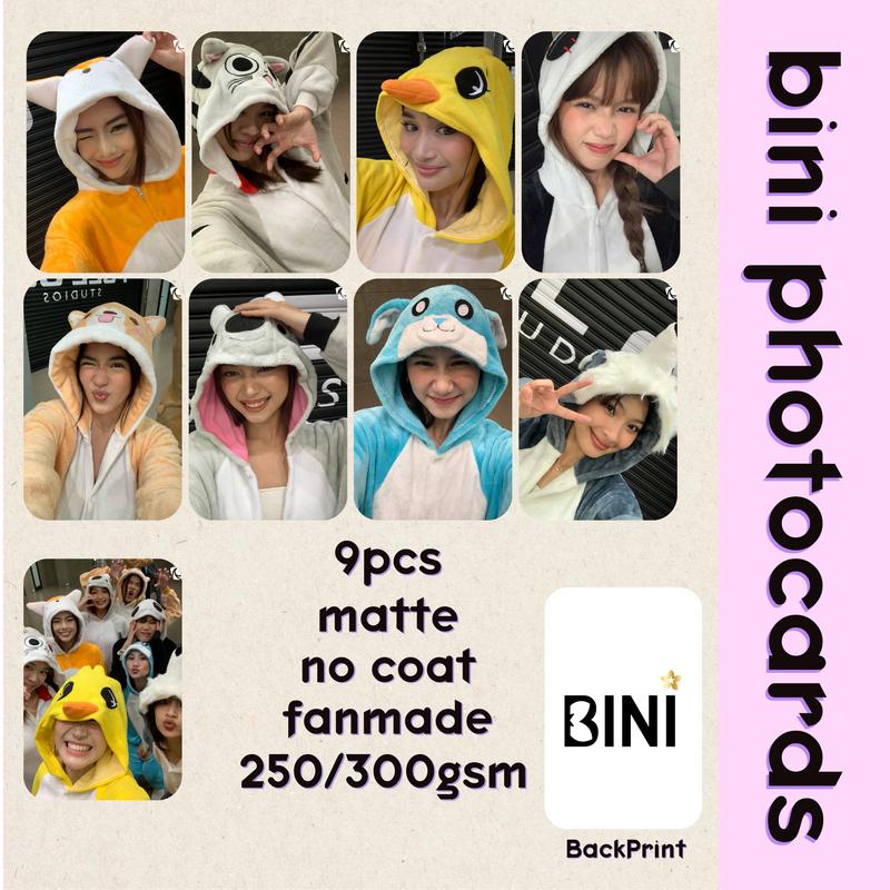 BINI OT8 FANMADE PHOTOCARDS MATTE 'onesies' - TikTok Shop Philippines
