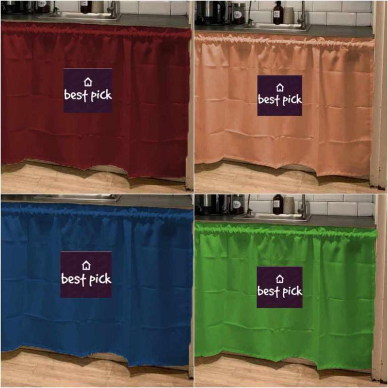 Lababo Curtain,Plain and Printed Design 32x58 inches - TikTok Shop ...