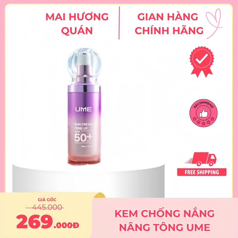 Kem chống năng nâng tông UME mịn màng bảo vệ da tôi ưu SPF 50 ...