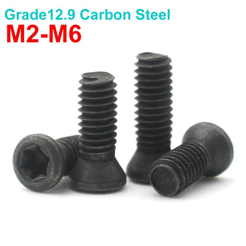Skru Torx Sisipan CNC, 10 / 25pcs, Saiz Tersedia: M2, M2.2, M2.5, M3 ...