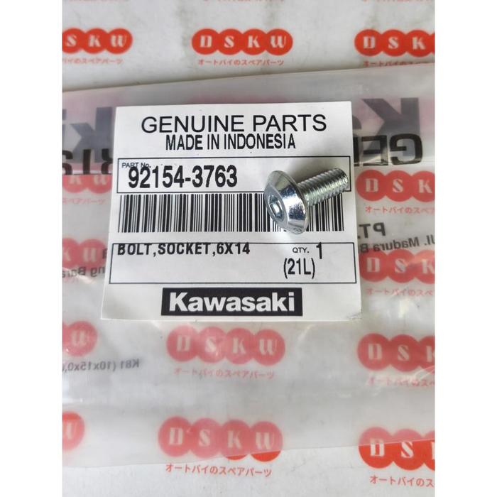 Jual Baut L Fairing Besar 6x14 NINJA 150 RR NEW | 250 | KLX 150 KGP ...