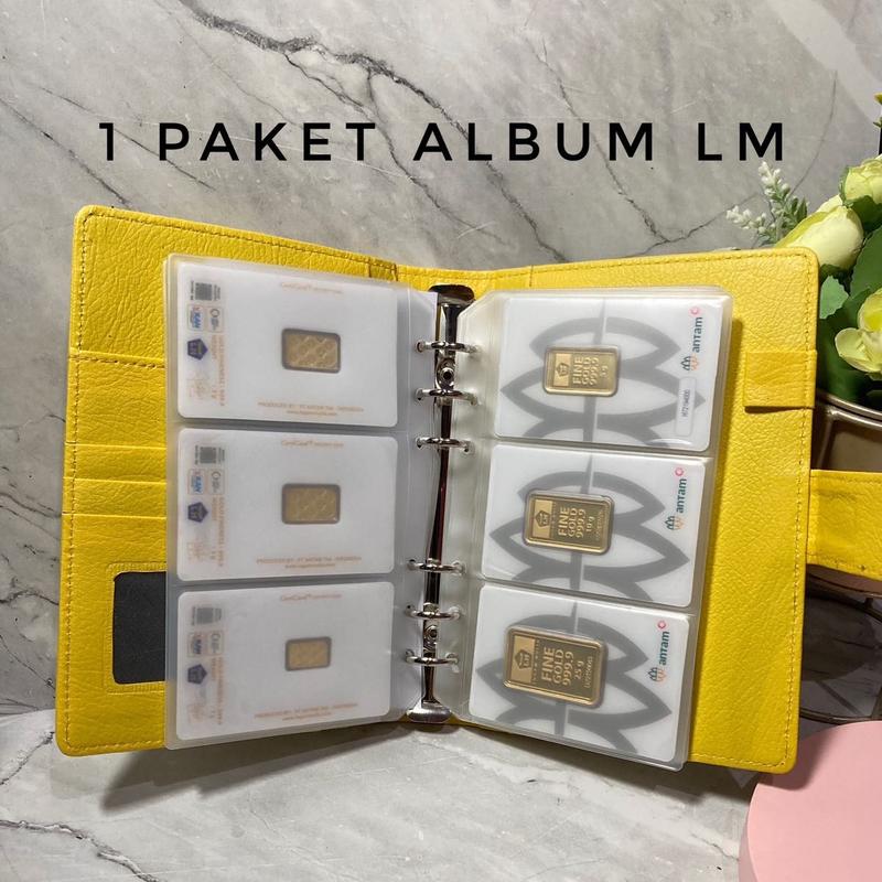 Dompet Album Logam Mulia Emas Batangan LM Tempat Penyimpanan - Shop ...
