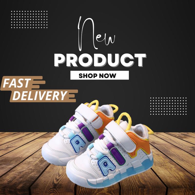 KIDZIE Unisex AIA Shoes Round Toe , Kids Sport Shoes - TikTok Shop Malaysia