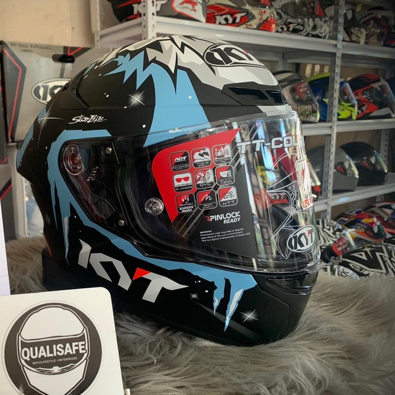 KYT TT-Course Wintertest Masia Full Face Single Visor - TikTok Shop ...