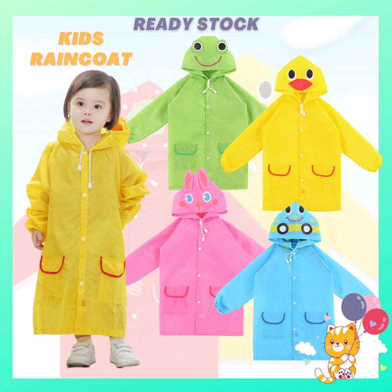 Ready Stock & Fast Shipping Children Cartoon Kids Raincoat Rain ...