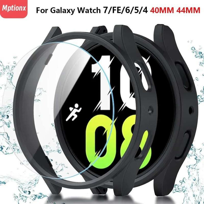 GlassCase for 7 Waterproof PC 6 5 4 40mm 44mm Cover Galaxy Watch ...