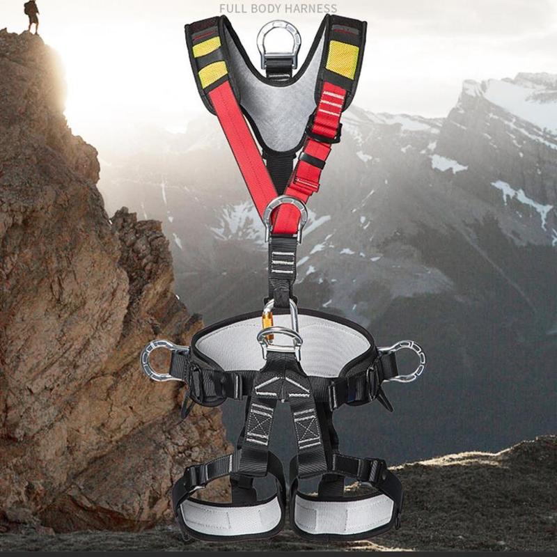 Professional Climbing Harness Full Body Safety Harness for Outdoor ...