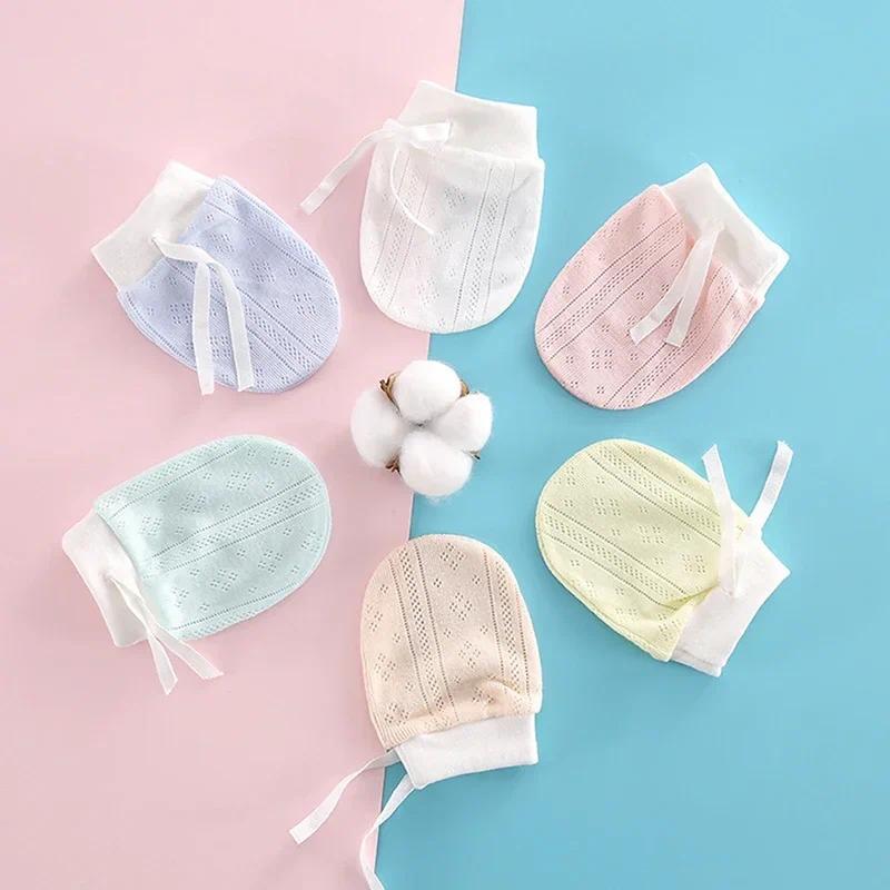 Baby Gloves for Newborns Cotton 0-12 Months Infant Anti Scratching ...