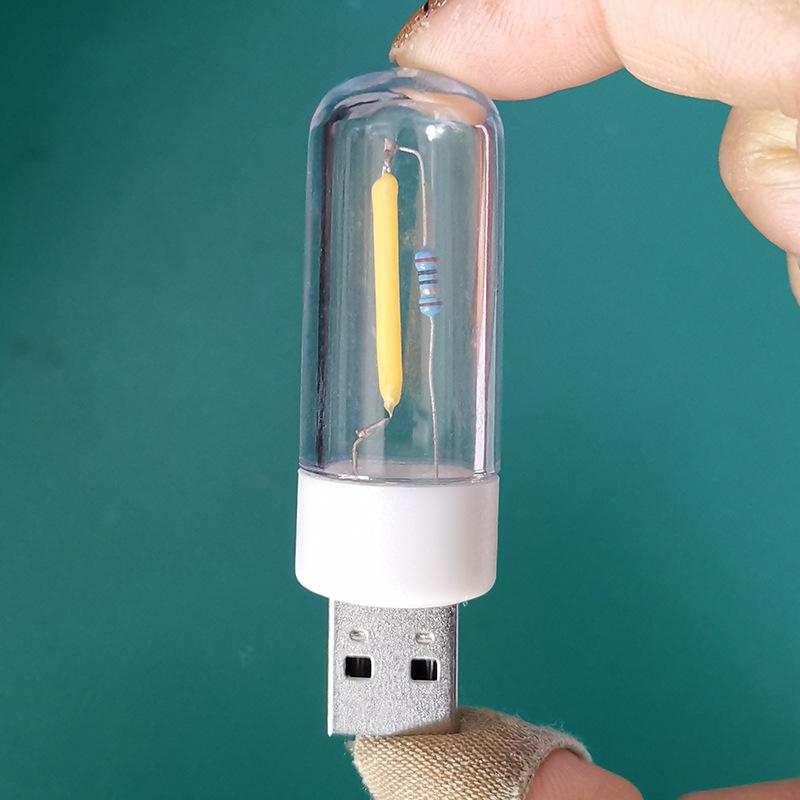 Mini LED Camping Lamp 5V Night Light USB Filament Portable Lighting ...