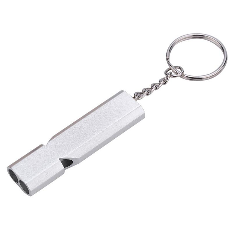 Outdoor Survival SOS Whistle Aluminum Camping Hiking Keychai - TikTok ...