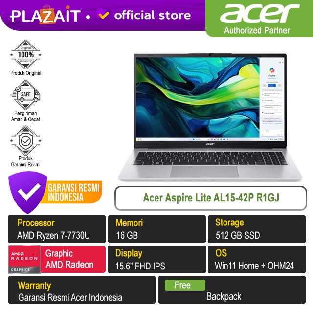Promo Acer Aspire Lite AL15-42P R1GJ R7-7730U 16GB 512GB SSD 15.6″ FHD ...