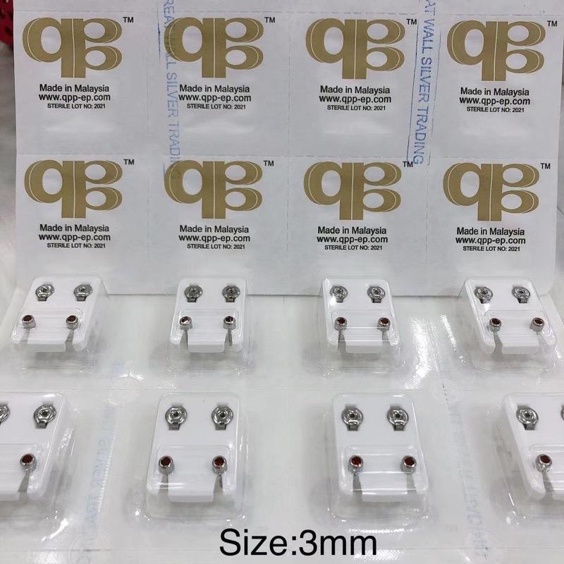 Stainless Steel #3mm(QPP Ear Piercing Earrings )Subang Tindi - TikTok ...