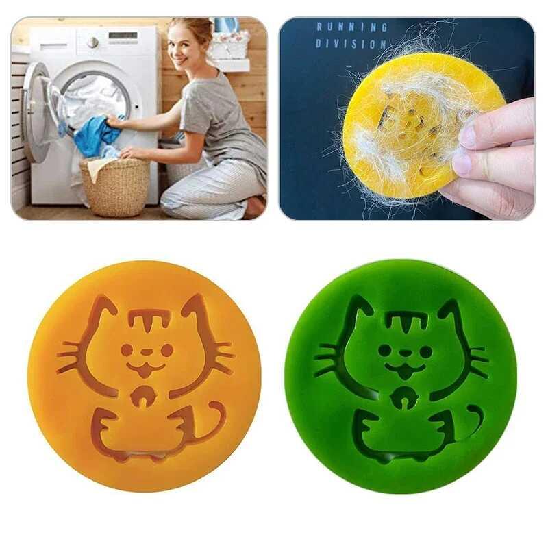 Home Washing hine Clothing Remover Laundry Discs Lucky Cat Pet - TikTok ...