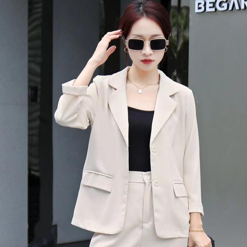 Kinwoo #1650 Three-Quarter Sleeves Blazer for Women Fabric Fit - TikTok ...