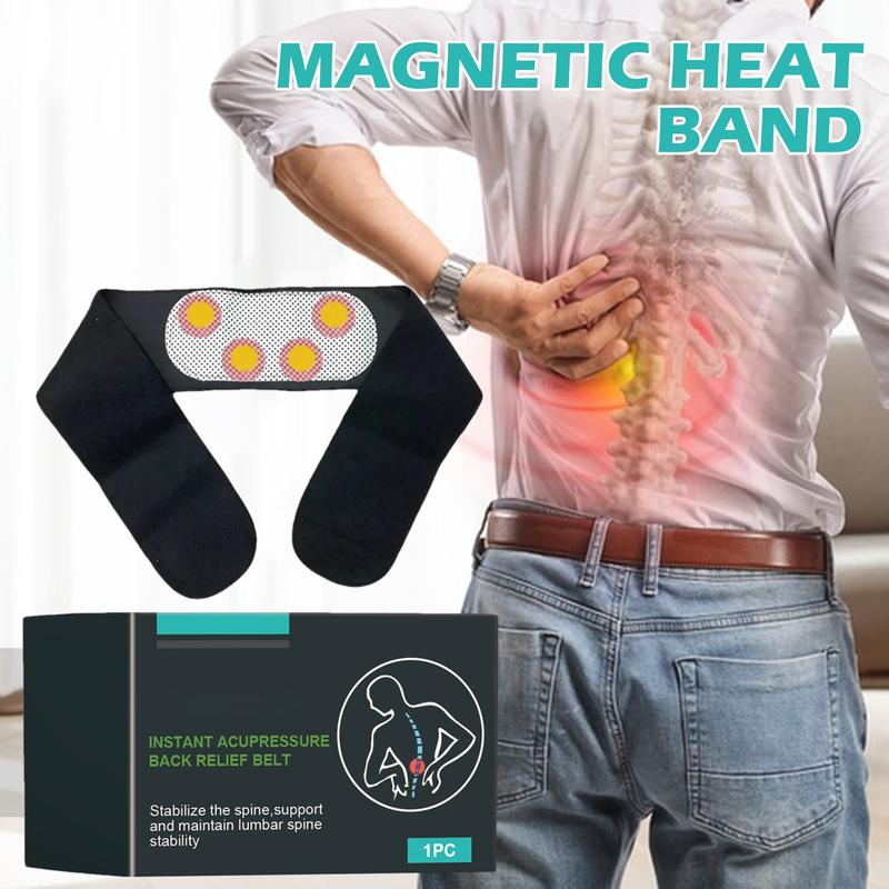 Magnetic Back Support Heating Brace Lumbar Health Care Brace With ...