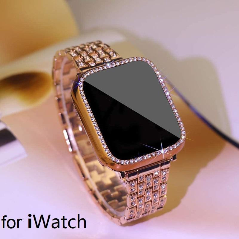 Luxury Diamond Strap Compatible for Apple Watch Strap + Case - TikTok Shop Singapore