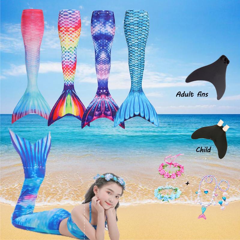 2024 Summer New Mermaid Swimming Girls Costume Children Swimsuits ...