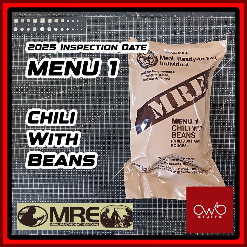 MRE 2025 Inspection Date USA Military Meals Ready to Eat - Case ...