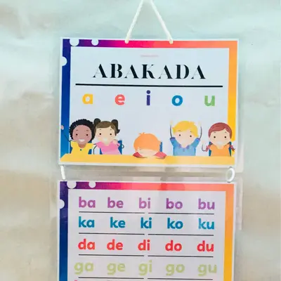 ABAKADA Hanging Learning Chart Fully Laminated TikTok Analytics Profile ...