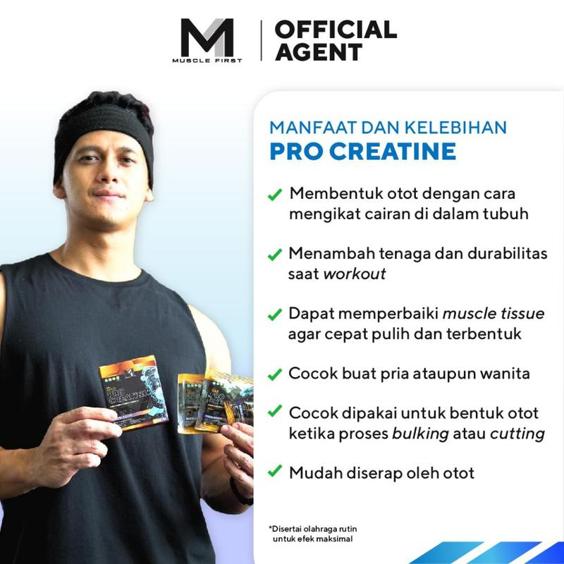 Muscle First Gold Pro Creatine 1 Box 42gram isi 7 sachet Suplemen ...