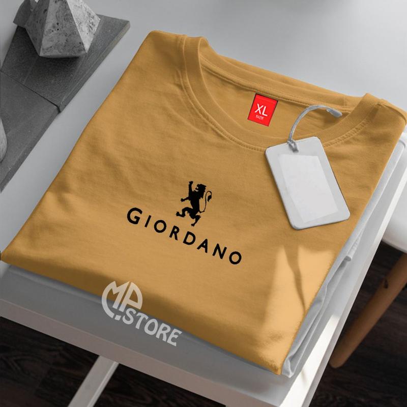 COD ! !! Giordano Distro T-Shirt 01 Black Text Premium Quality - TikTok ...