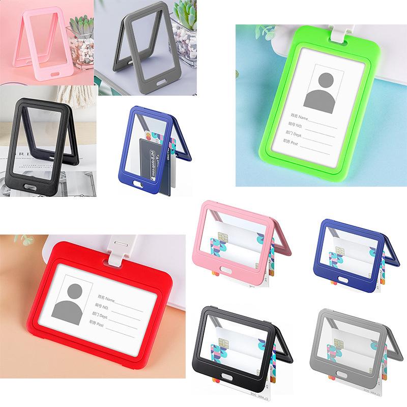 Vertical Card Cover Double-sided Transparent Hard Plastic Card - TikTok ...