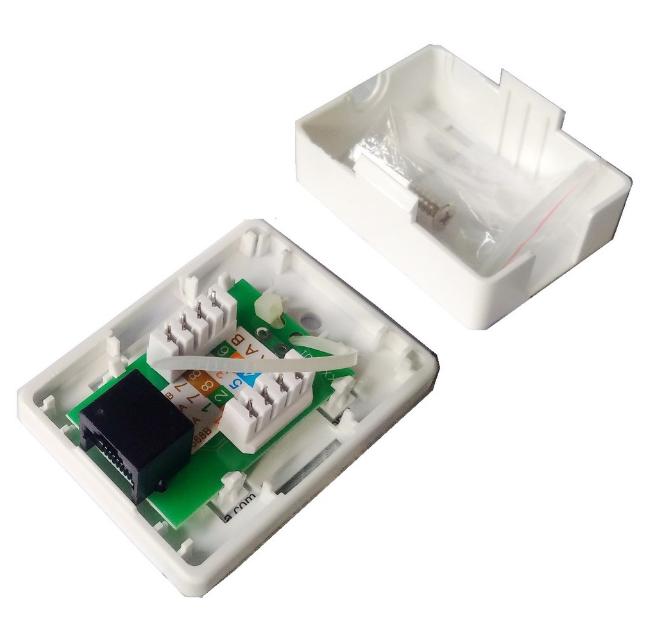 CAT5E MODULAR BOX SINGLE (FOR NETWORK) - TikTok Shop Philippines