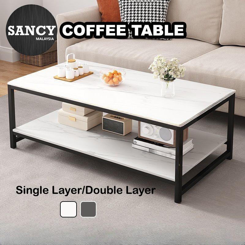 Sancy Single/Double Layer Marble Pattern Living Room Household - TikTok ...