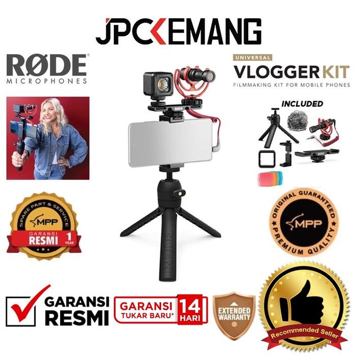 Promo Rode Vlogger Kit Universal Video Making Kit for Smartphones ...