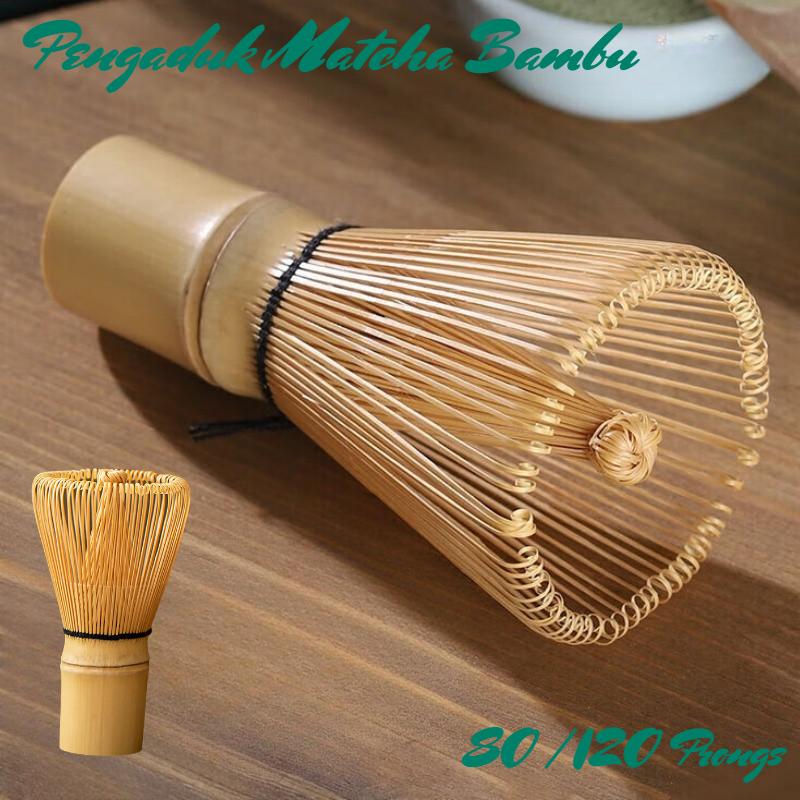 Vinnatsu-【 80/120 Prongs】 Pengaduk Matcha Bambu Matcha Whisk Bamboo ...