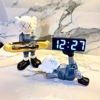 Jual SORA Patung Pajangan Kaws dengan jam LED dan tray kunci | Pajangan ...