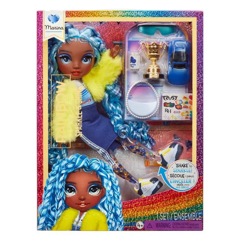 Rainbow High 11" Sparkle & Shine Fashion Doll with Blue Hair/Blue - TikTok Shop