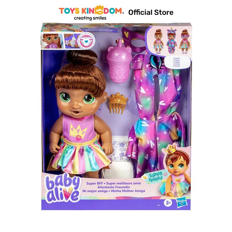 BABY ALIVE BONEKA BAYI SUPER BFF SOPHIA SPARKLES BROWN HAIR - Shop ...