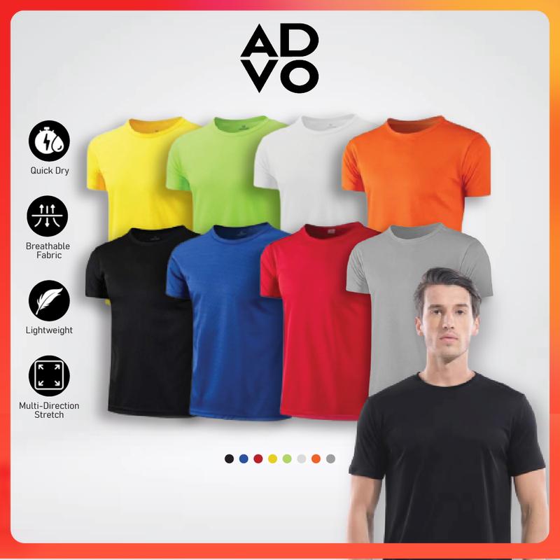 Kemeja-T Microfiber, Advo, Cepat Kering, Polos, Sesuai untuk - TikTok ...