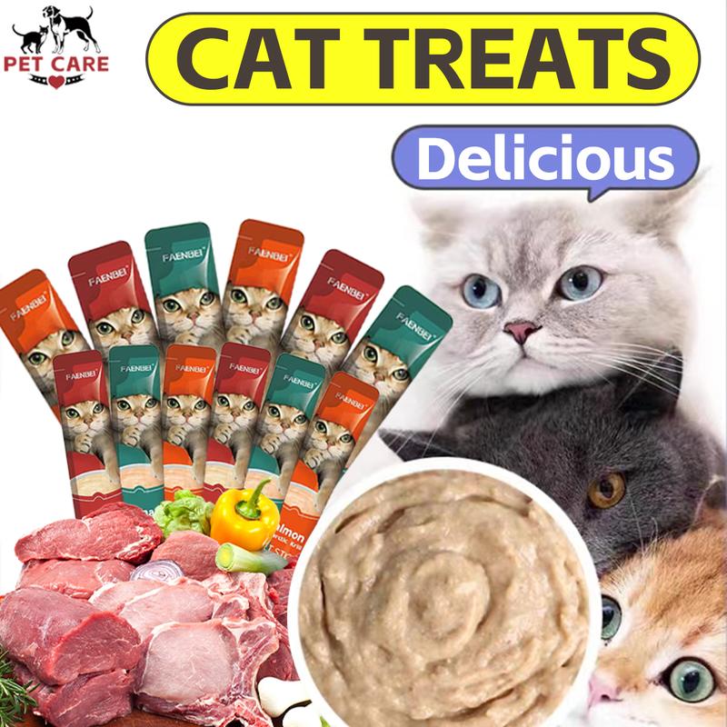 15g Cat Treats Fresh Wet Food Pet Snacks Cat Kitten Snacks Cat - TikTok ...