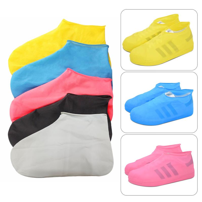 Reusable Non-slip Rain Boots Waterproof Shoes Covers Rubber Rain ...