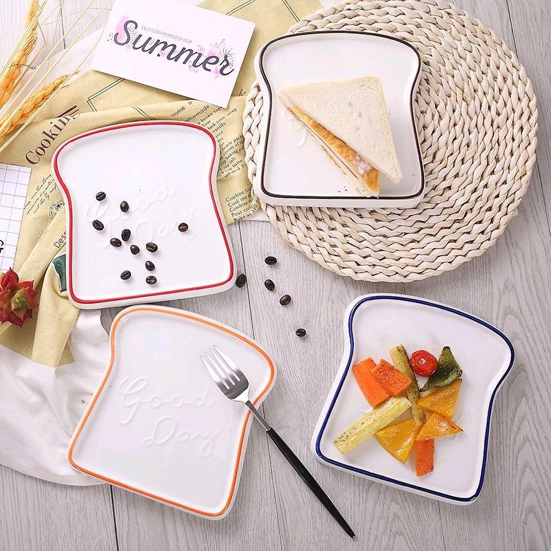Piring Keramik Roti Tebal / Dessert Plate Lucu - Shop | Tokopedia