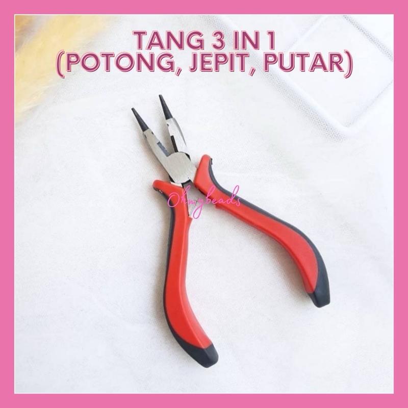 Tang 3 in 1 / Tang Potong Jepit Putar / Tang Aksesoris / Tang Manik Manik - Shop | Tokopedia