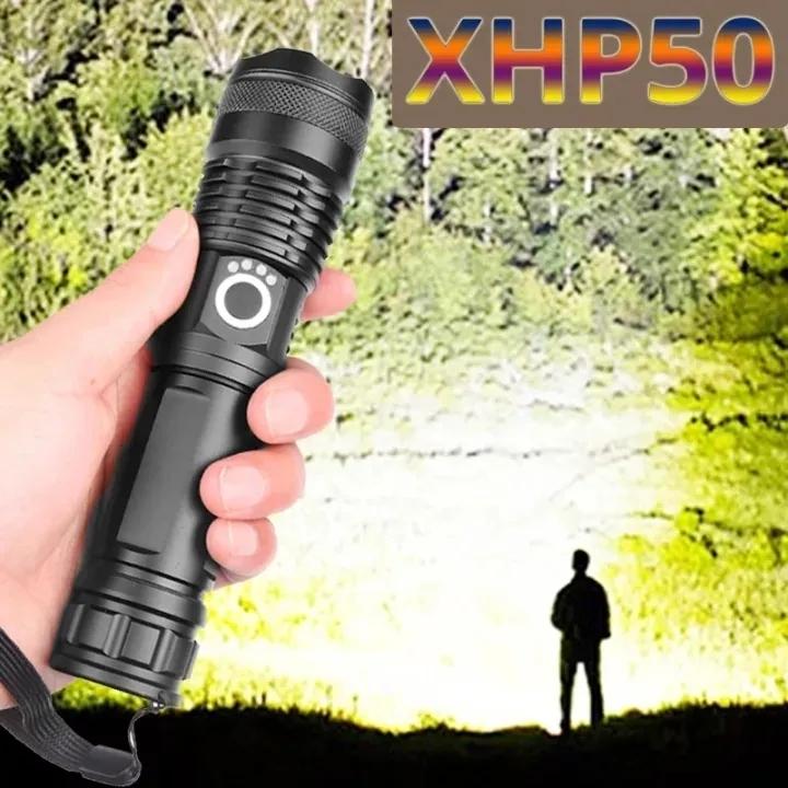 L-839 The most powerful flashlight 5 modes USB zoom LED flashlight ...