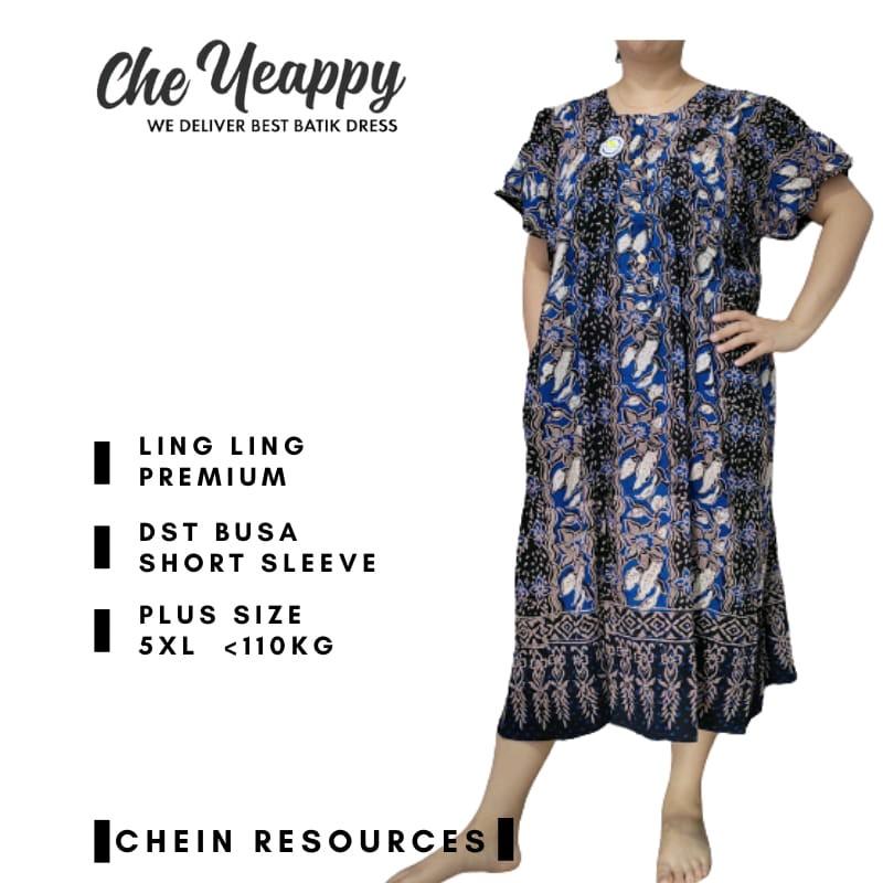 Women's Che Yeappy LING LING Premium Batik Daster Busa 5XL Dress ...