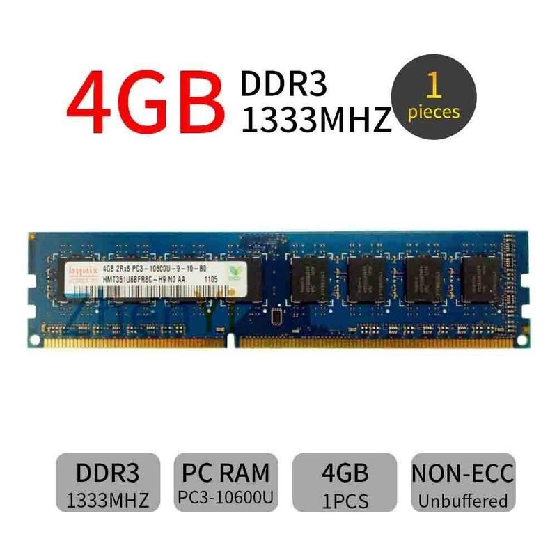 For 4GB PC3-10600U DDR3 1333Mhz 240Pin CL9 Desktop Intel DIM - TikTok ...