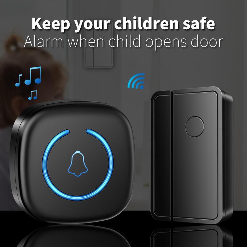 Door Ringtone Wireless Door Alarm Contact Sensor Door Ringtone - TikTok ...