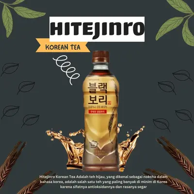 Hitejinro Korean Tea Minuman Import Serealia Black Bori 520ml 1 Botol TikTok Analytics Profile ...