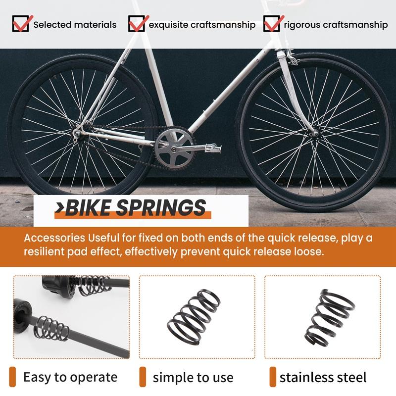10Pcs Bike Wheel Skewer Springs Universal Quick Release Bike Wheel ...