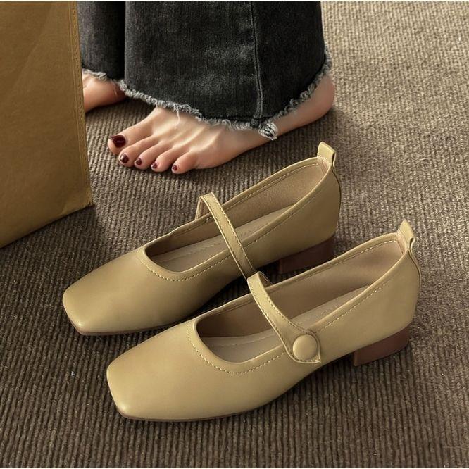 2025 French Style Pure Desire One-Strap Single Shoes Elegant - TikTok ...