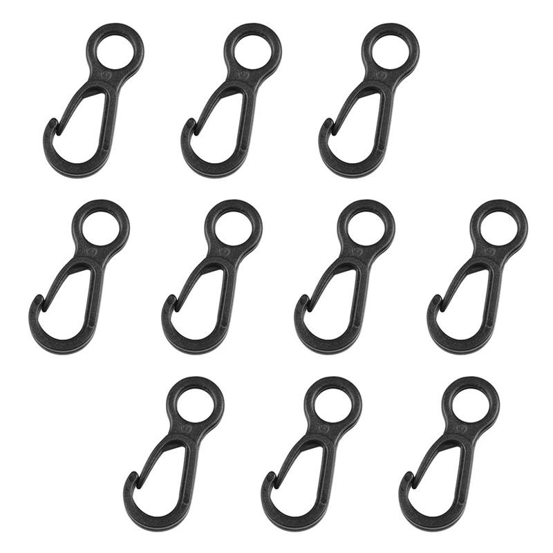 10Pcs Lanyard Hooks Bulk, Small Plastic Hooks for Lanyards Snap ...