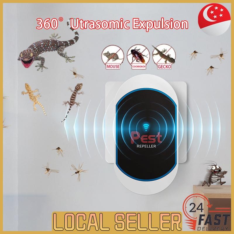 [SG In Stock]360 ° Ultrasonic Expulsion lizard repellent Cockroach ...